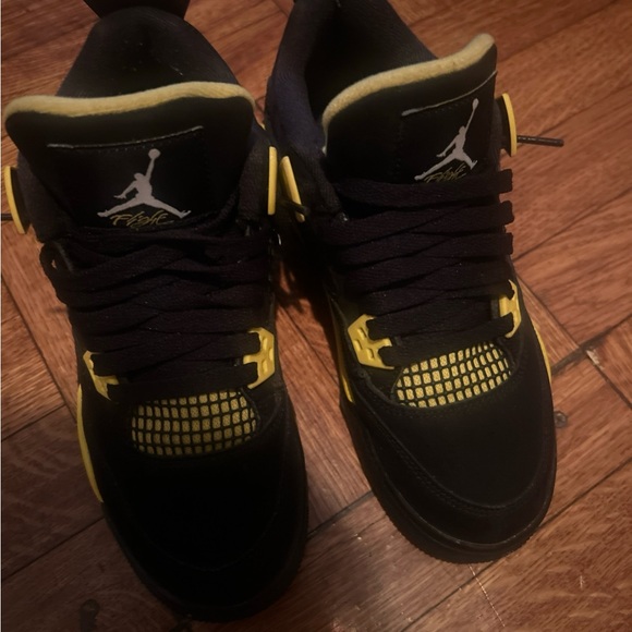 Jordan | Shoes | Yellow Thunder Jordan 4s 0 Authenticcomes With The Box ...